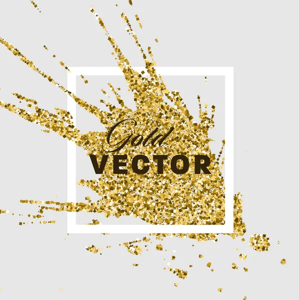 Gold paint splash Vector Art Stock Images | Depositphotos