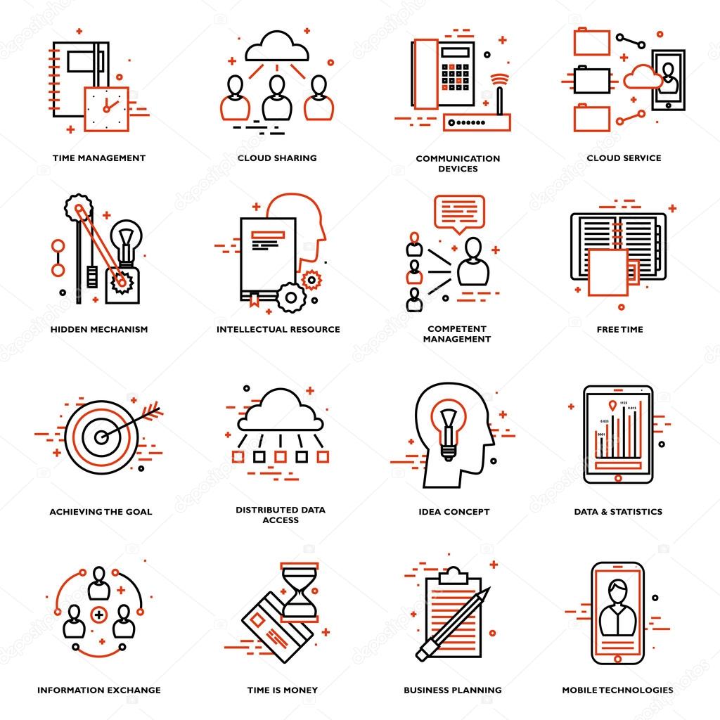 Thin Line Icons Set — Stock Vector © Ozerina #103593644 Thin Line Icons Set — Stock Vector © Ozerina #103593644