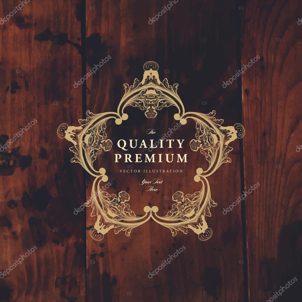 Elegant Vintage Frame Stock Vector Image by ©Ozerina #103608040