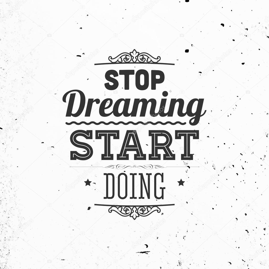 Inspirational Quote on White Stock Vector Image by ©Ozerina #104003654