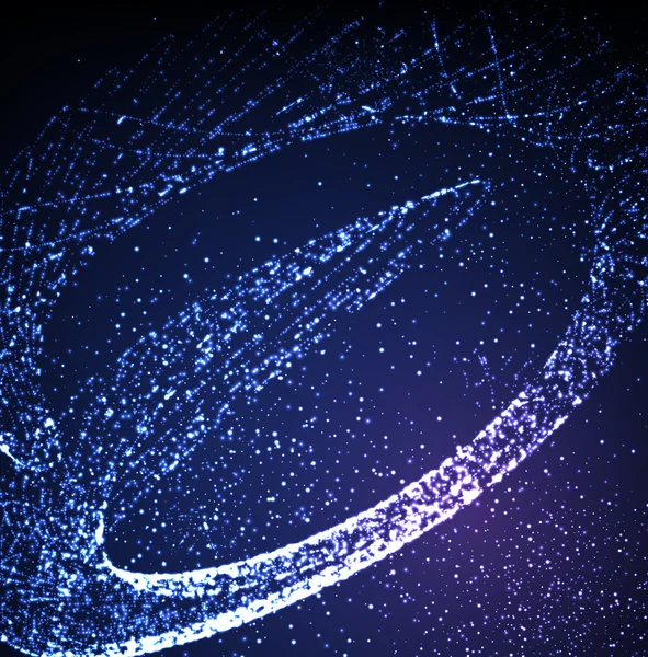 Futuristic shape of particles array Stock Vector Image by ©Ozerina ...