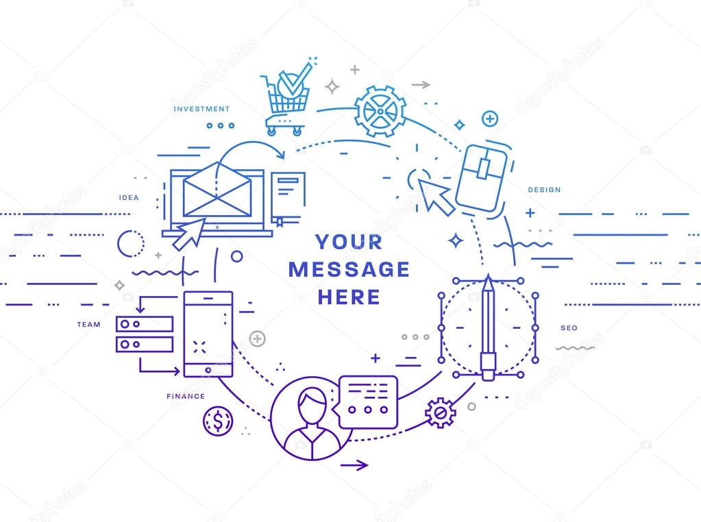 Circle Frame. icons and elements Stock Vector Image by ©Ozerina #125074326