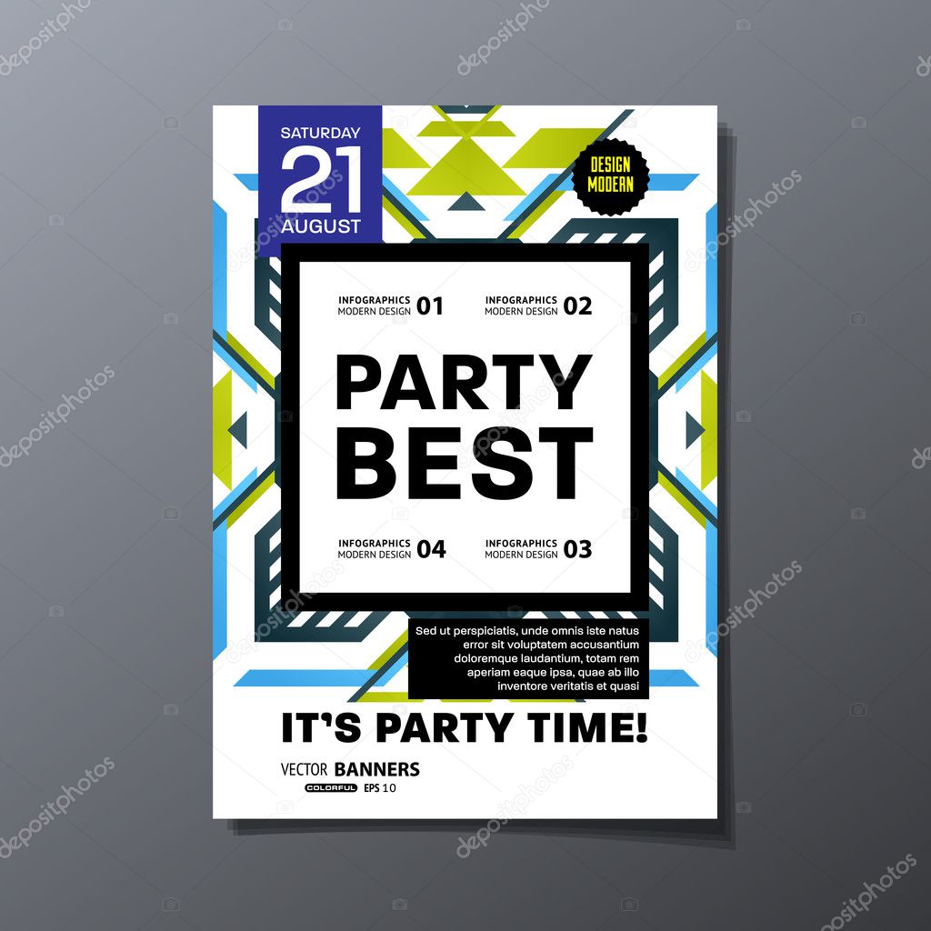 Abstract Background, party invitation Stock Vector by ©Ozerina 125079578