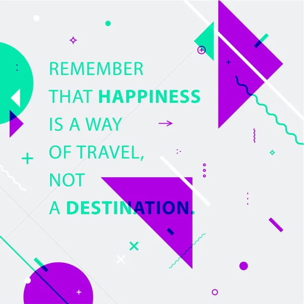 Inspirational quote. Geometric Background Stock Vector Image by ...