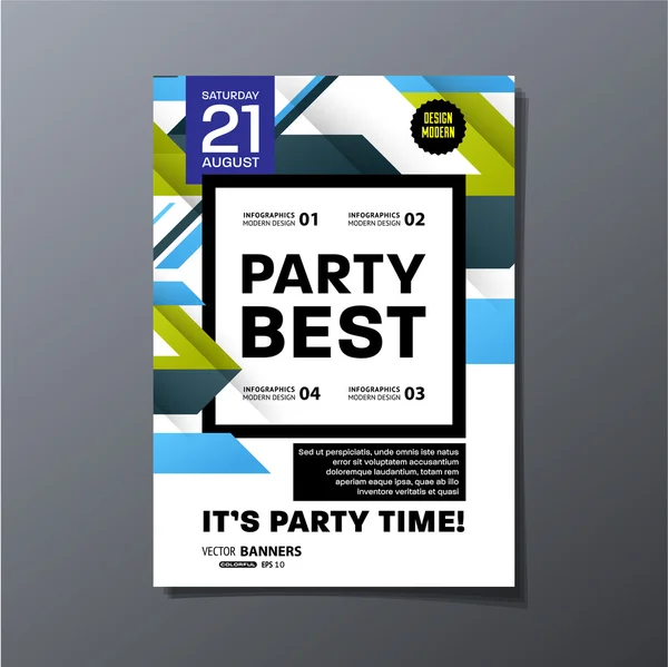 Abstract Background, party invitation Stock Vector by ©Ozerina 125079578