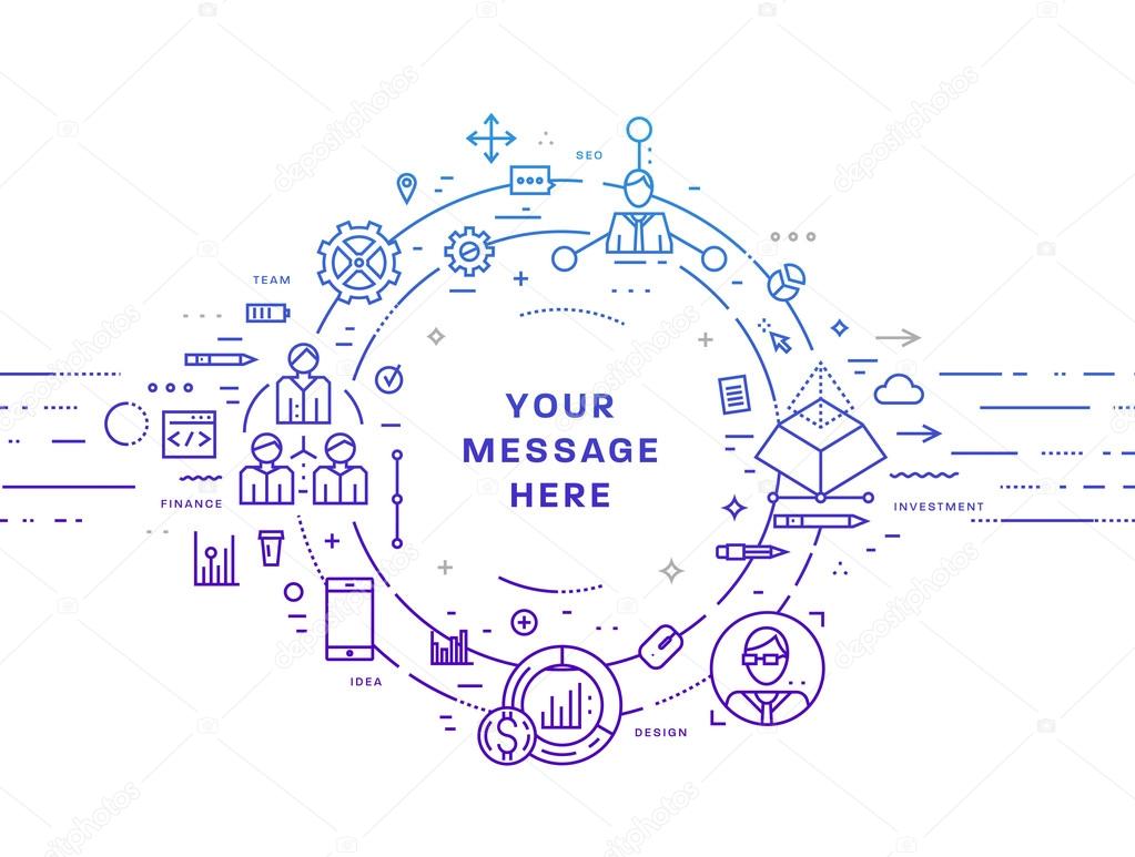 Circle Frame. icons and elements Stock Vector Image by ©Ozerina #125091244