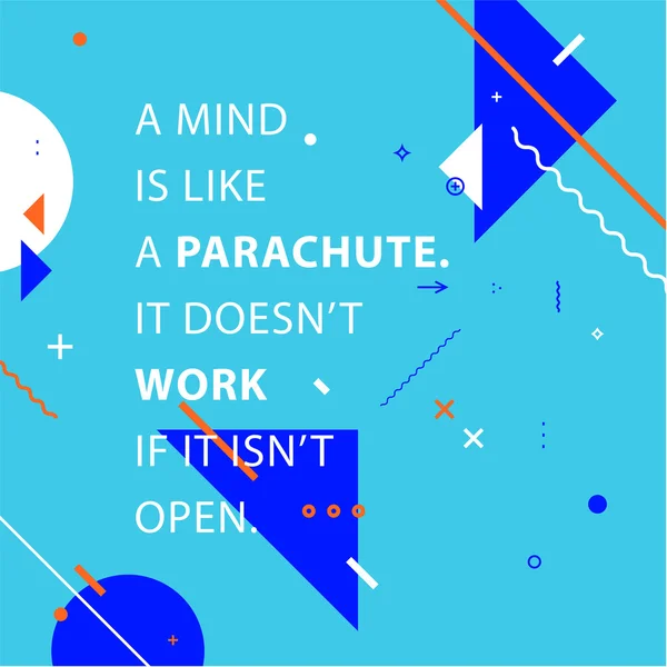 Inspirational quote. Geometric Background Stock Vector Image by ...