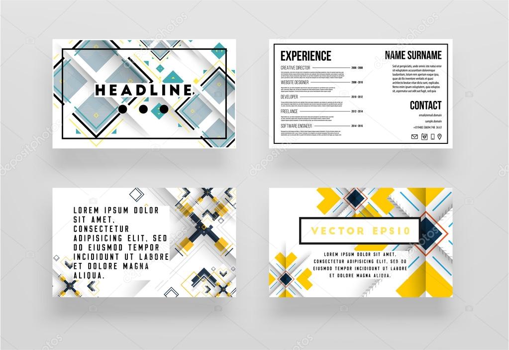 Artistic Creative Templates Stock Vector by ©Ozerina 125178904