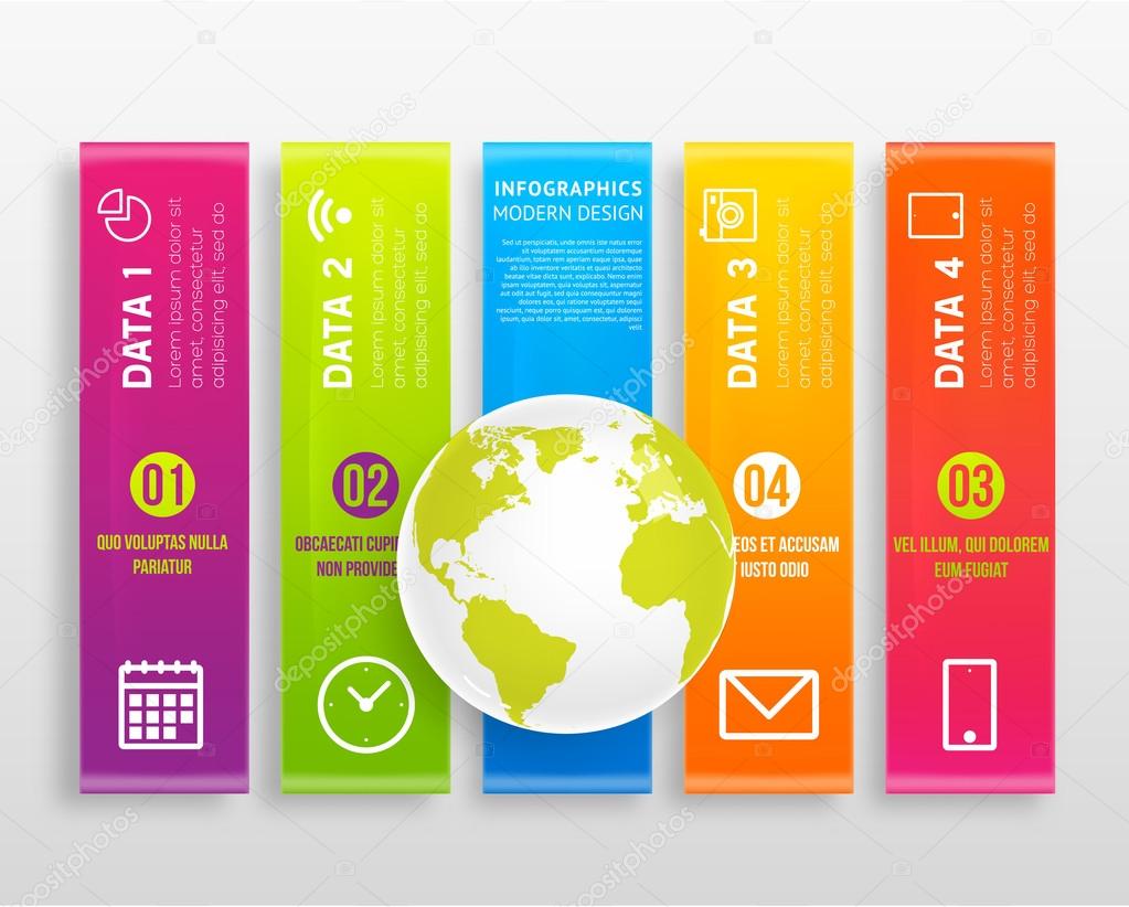 Infographic Digital Template. Stock Vector Image by ©Ozerina #70414555