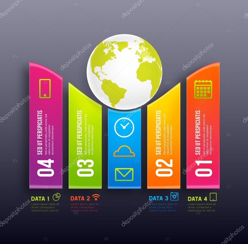 Infographic Digital Template. — Stock Vector © Ozerina #70416389