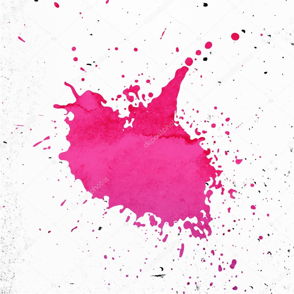 Pink Paint Splatter Background