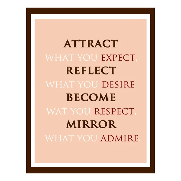 Inspirational and motivational quote. Effects poster, frame, col Stock ...
