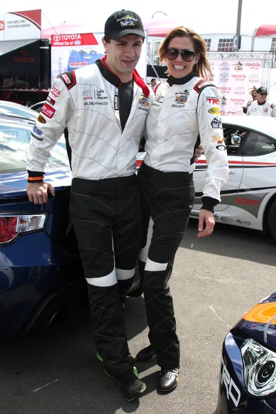 Vanessa Marcel, Colin Egglesfield and Tricia Helfer — Stock Editorial ...