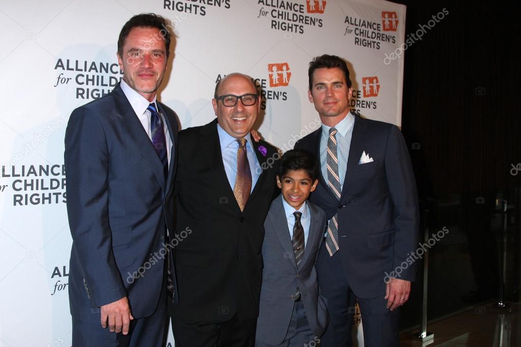 Tim DeKay, Willie Garson, Nathen Garson and Matt Bomer – Stock ...