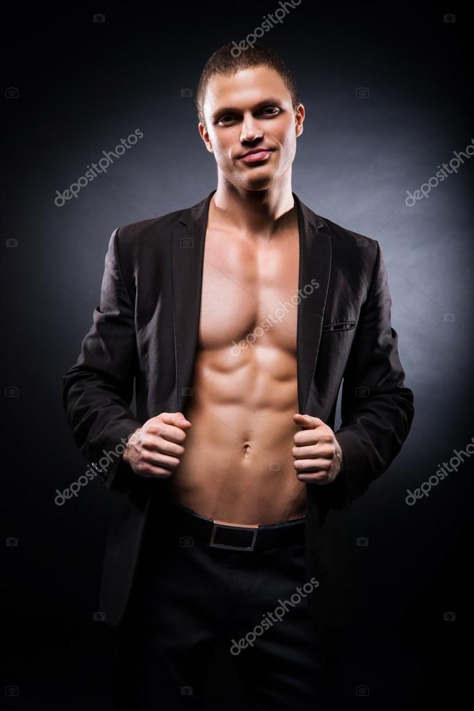 Strong, fit and sporty stripper man — Stock Photo © shmeljov #105129634