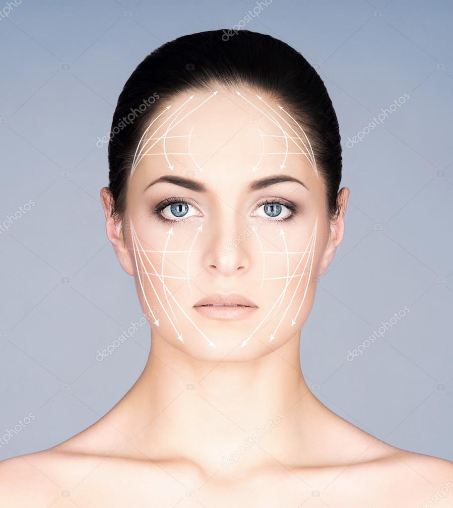Beautiful woman plastic surgery — Stock Photo © shmeljov #67318507