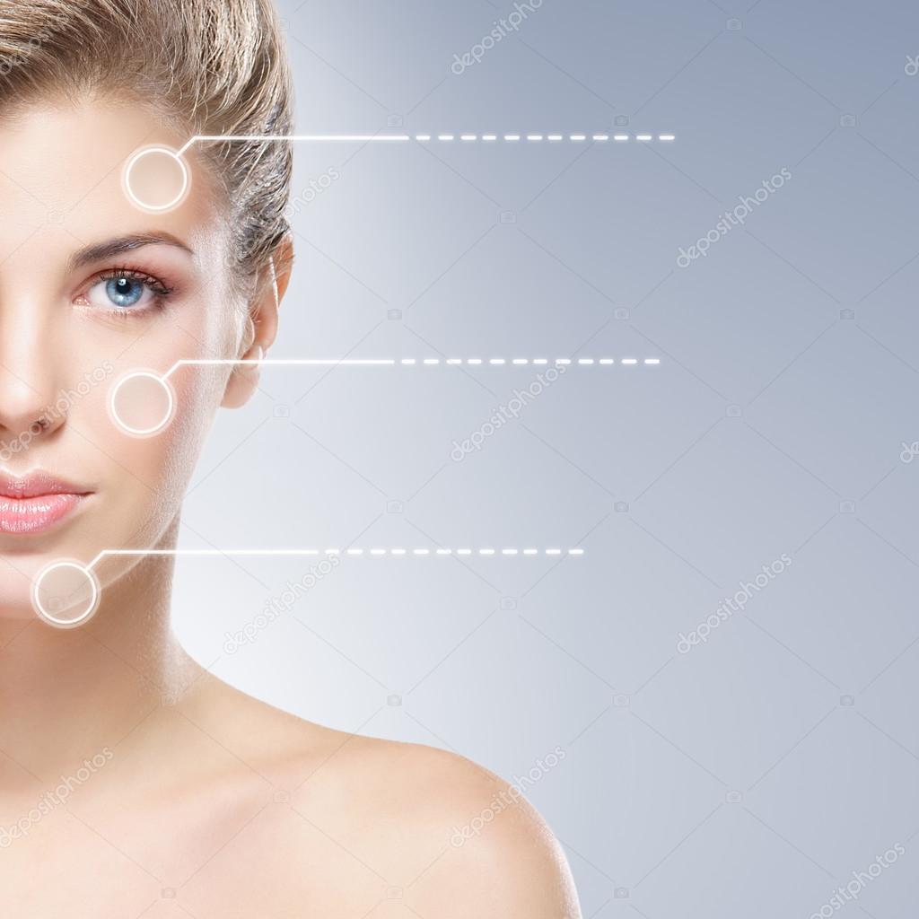 Woman ready for botox injection — Stock Photo © shmeljov #76426227