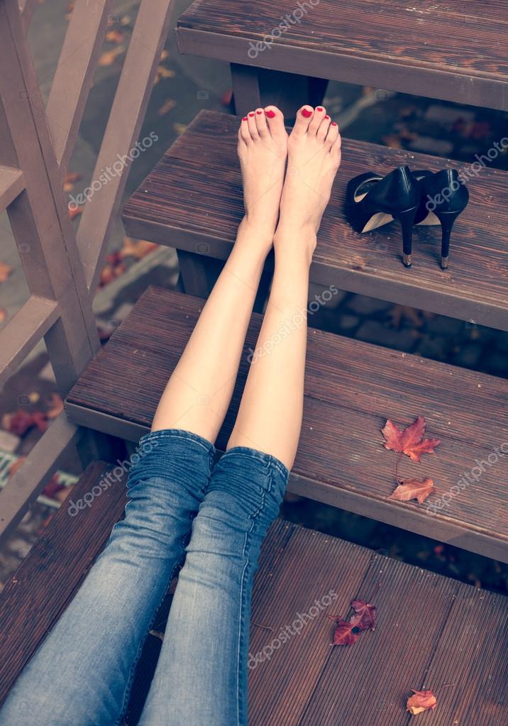 Long Legs Feet Wallpaper