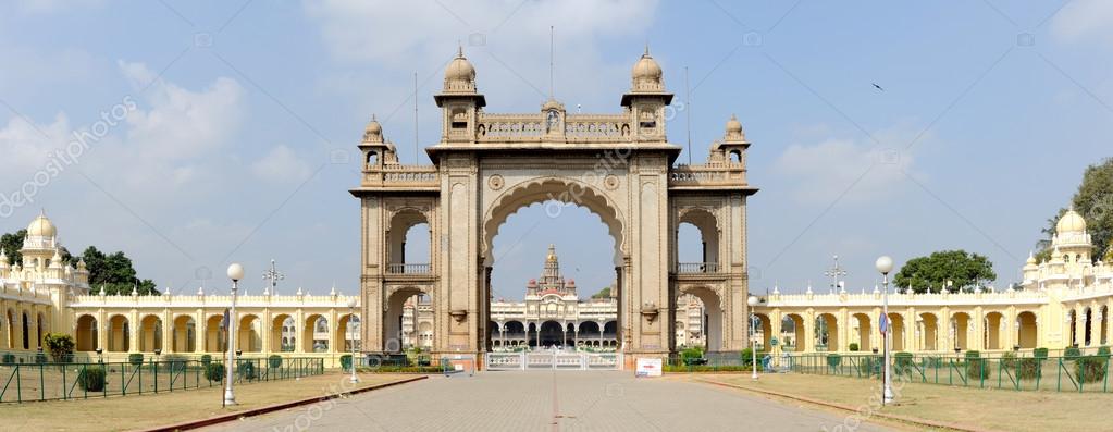 Gate of the Mysore Palace, India Stock Photo by ©Fotoember 67336411