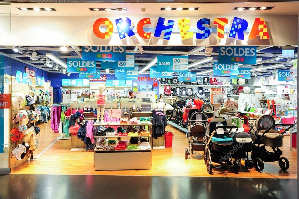 Orchestra baby items store on the mall – Stock Editorial Photo ...