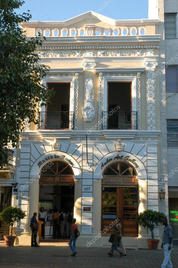 Ambar art gallery at Santo Domingo on Dominican Republic – Stock ...