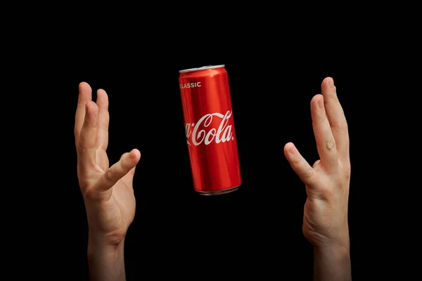 Hand holding the coca cola Stock Photos, Royalty Free Hand holding the ...