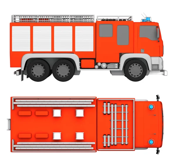 Fire Truck Top View