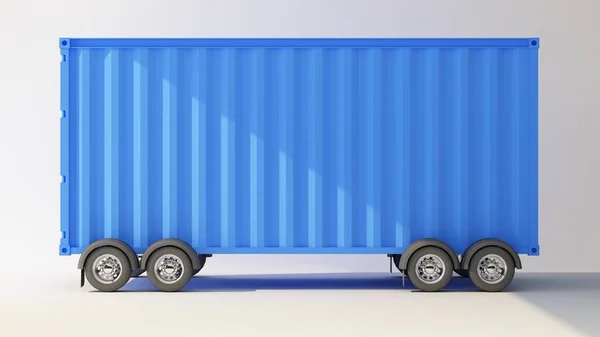 Blue shipping container Stock Photos, Royalty Free Blue shipping ...