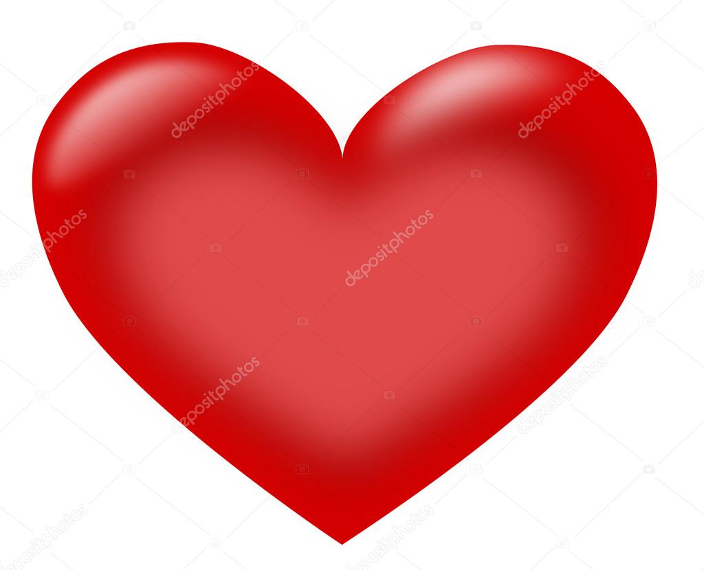Red Hart, red heart — Stock Photo © januszt25 #93791096