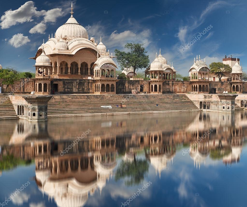 Kusum Sarovar in Mathura Uttar-Pradesh, India. Stock Photo by ...