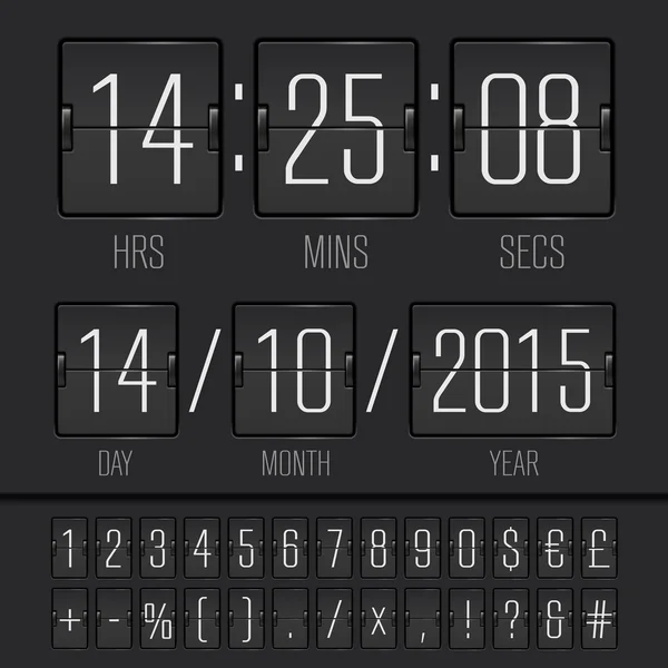 Flip Clock Vector