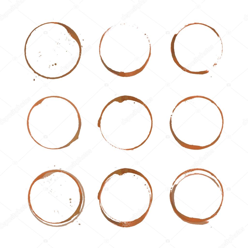 Coffee Ring Vector