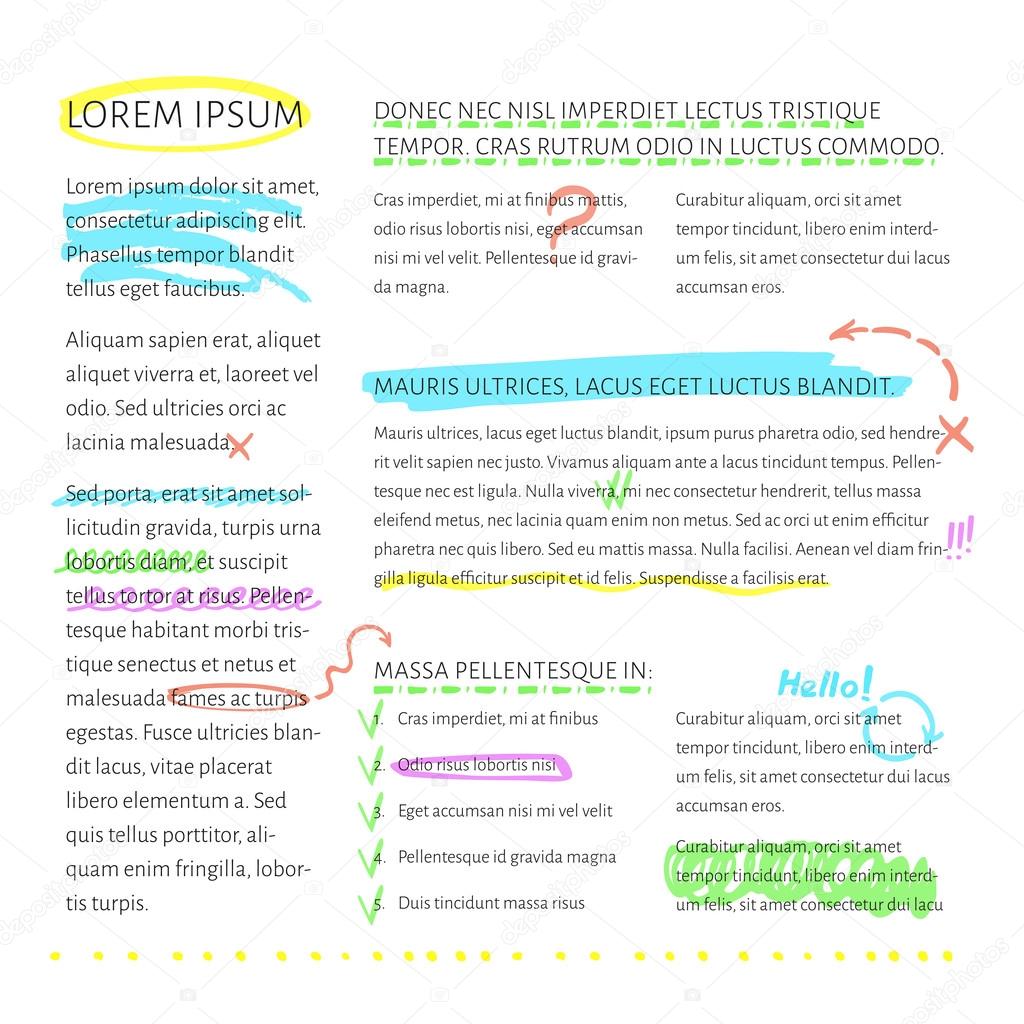 Highlighter elements collection Stock Vector Image by ©voinSveta #91045968