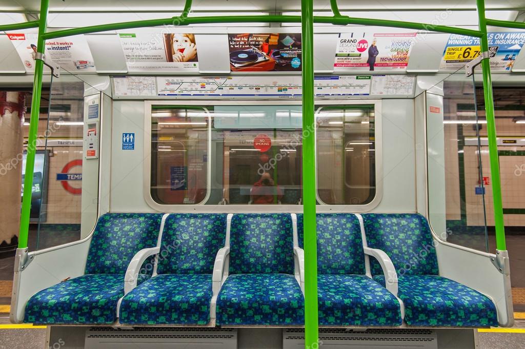 Empty subway seats — Stock Editorial Photo © pio3 #70296395