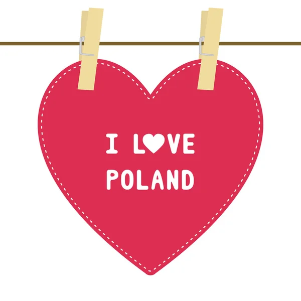 I love poland Vector Art Stock Images | Depositphotos