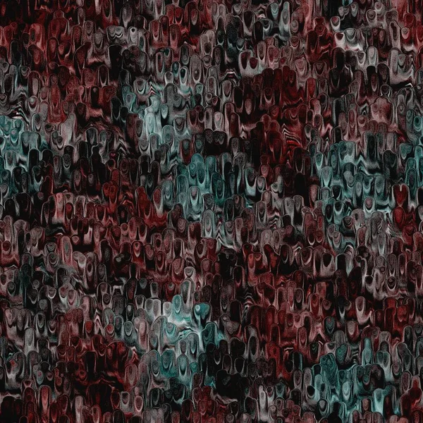 Marbled grunge blotch drip pattern background. Worn turquoise blue red ...