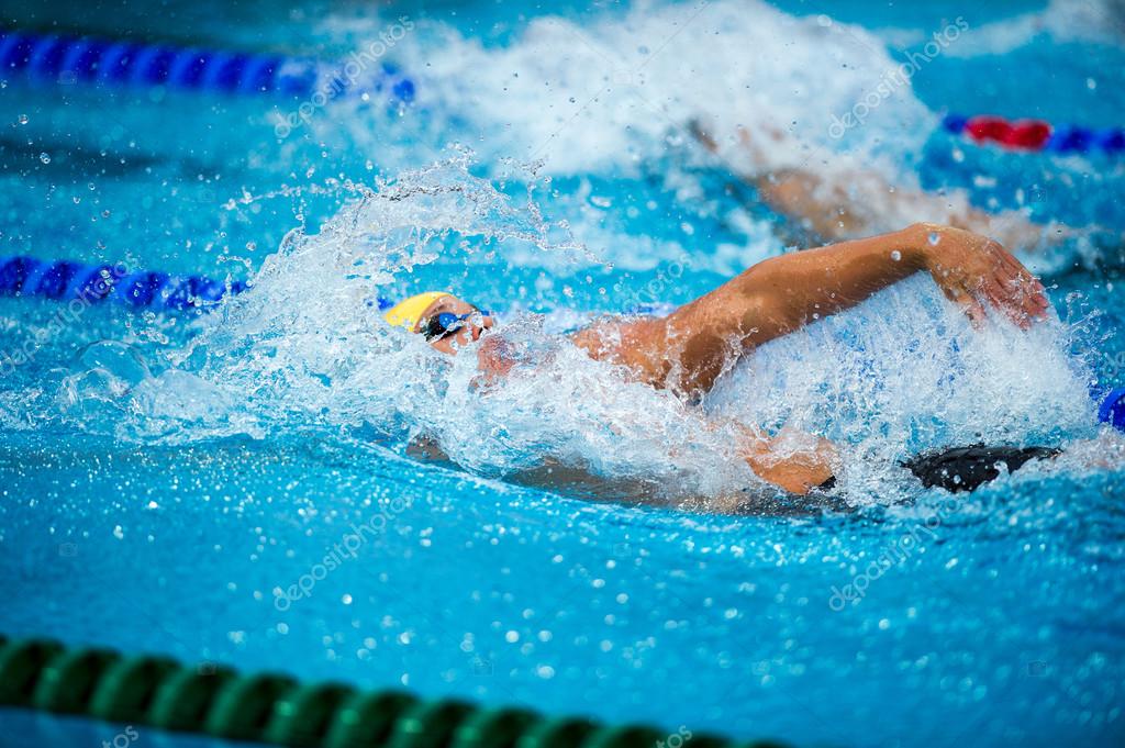Backstroke swimmer Stock Photo by ©frinz 61469635
