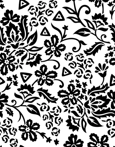 One color seamless traditional pattern Stock Vector by ©devmanoj8729 ...