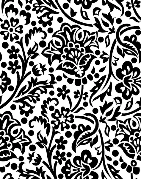 One color seamless traditional pattern Stock Vector by ©devmanoj8729 ...