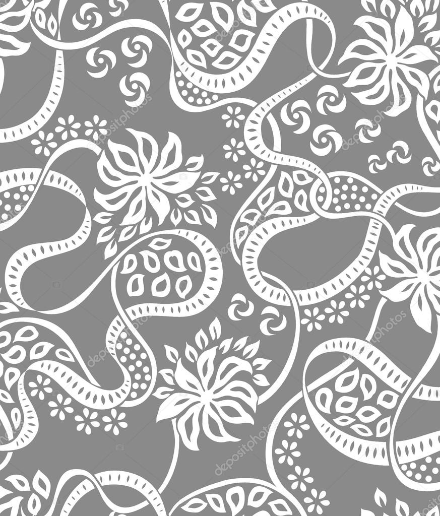 One color seamless traditional pattern — Stock Vector © devmanoj8729 ...