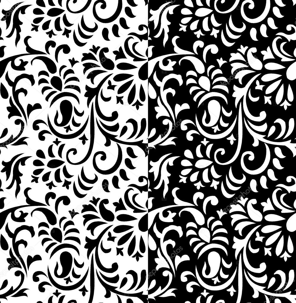 One color seamless traditional pattern Stock Vector by ©devmanoj8729 ...