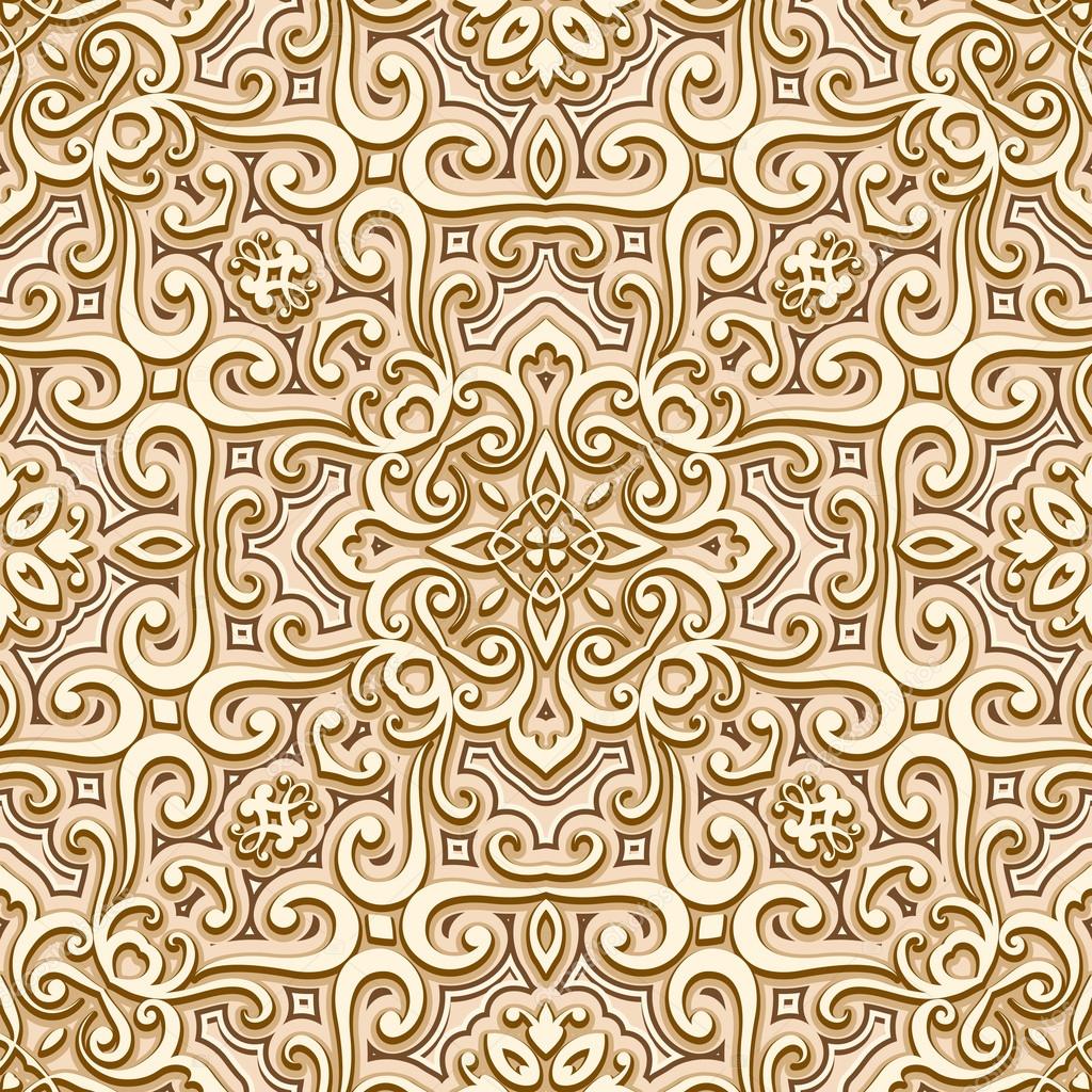 Vintage gold seamless pattern Stock Vector Image by ©magenta10 #107364666