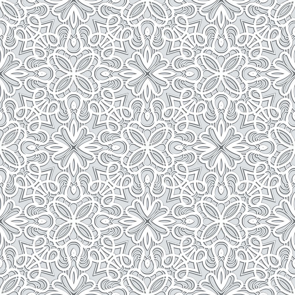 Seamless White Lace Texture