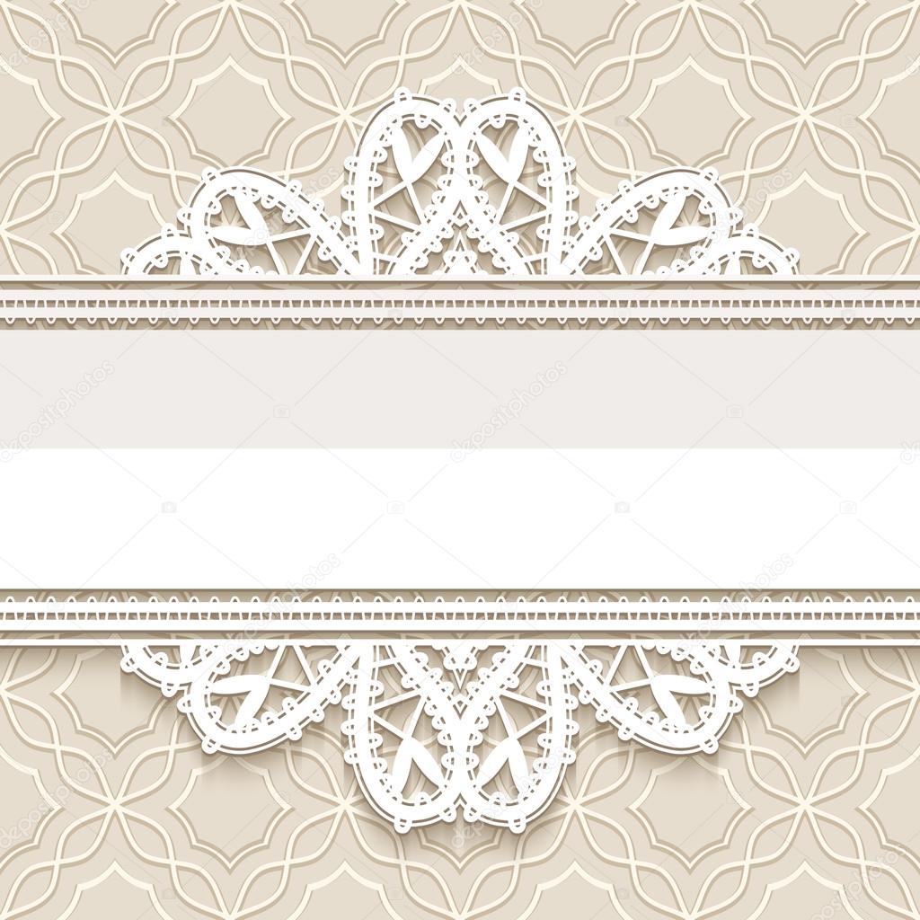 Ornamental lace background — Stock Vector © magenta10 #124010030