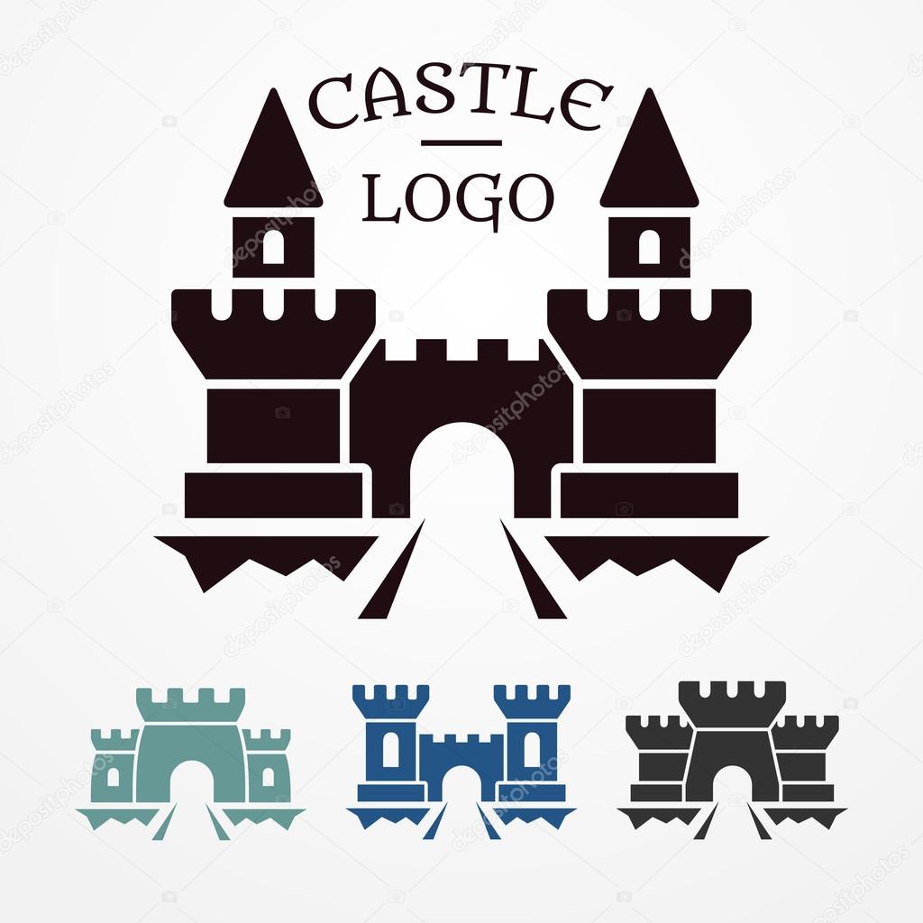 Castillo logo conjunto Vector de stock por ©zag_awd 96491726
