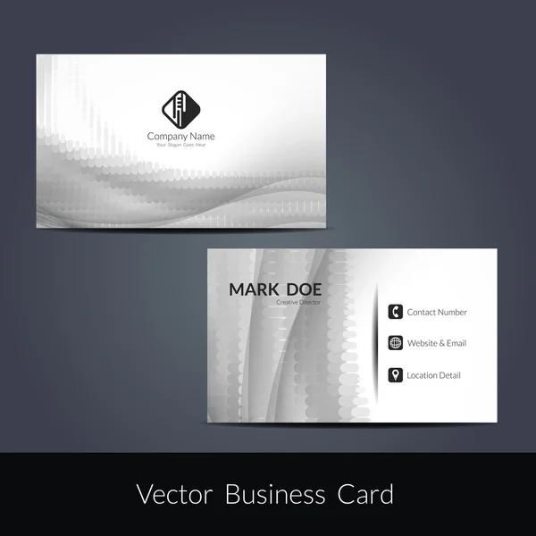 Presentation of visiting card design Stock Vector by ©Creativehat 28960931