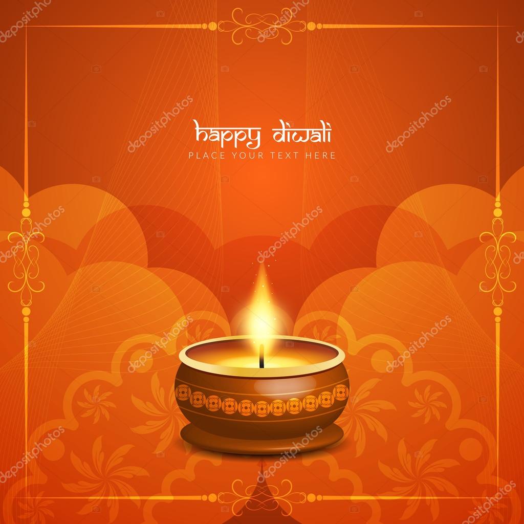 Happy Diwali Background Design Stock Vector By ©creativehat 124311170