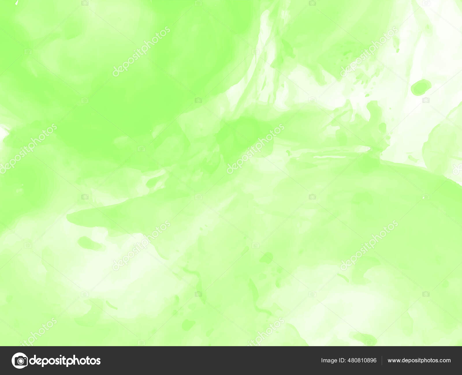 Suave Verde Acuarela Textura Diseño Fondo Vector Vector de stock ...