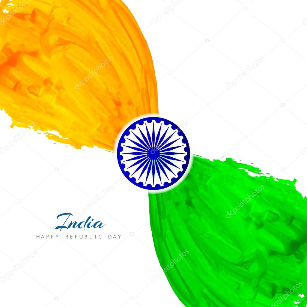 Indian flag theme background design Stock Vector by ©Creativehat 95636710