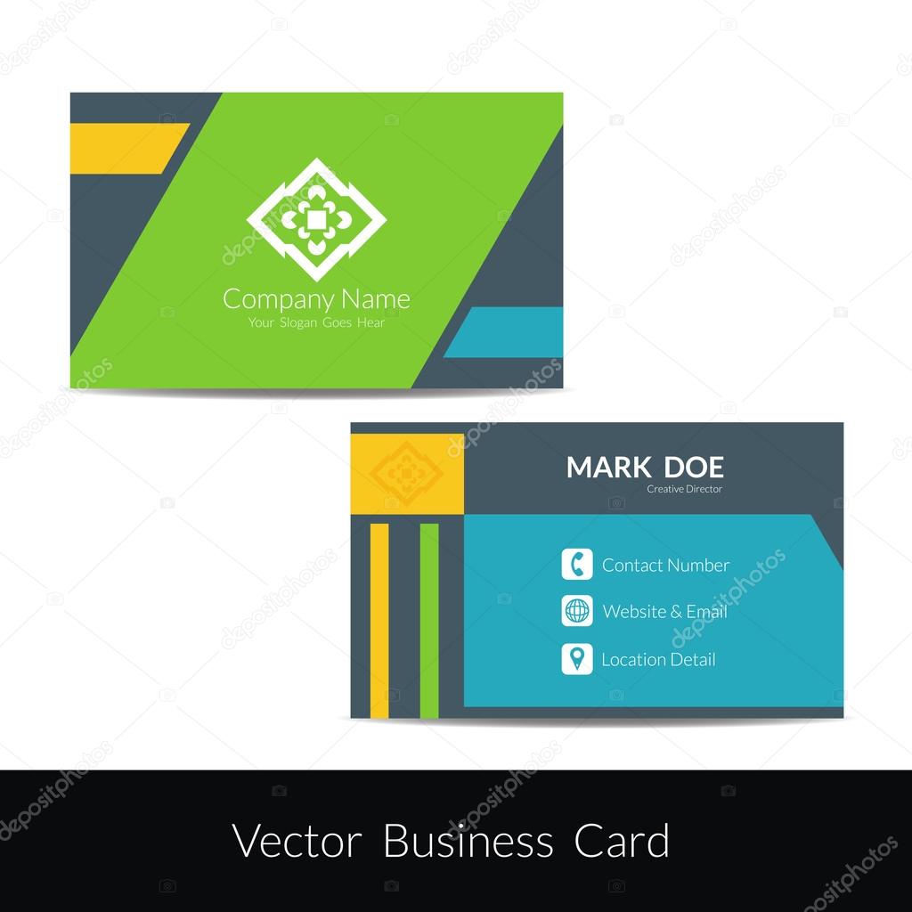 Presentation of visiting card design Stock Vector Image by ©Creativehat ...
